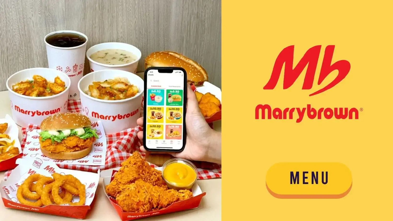 Marrybrown Menu : Full List of Meals & Prices