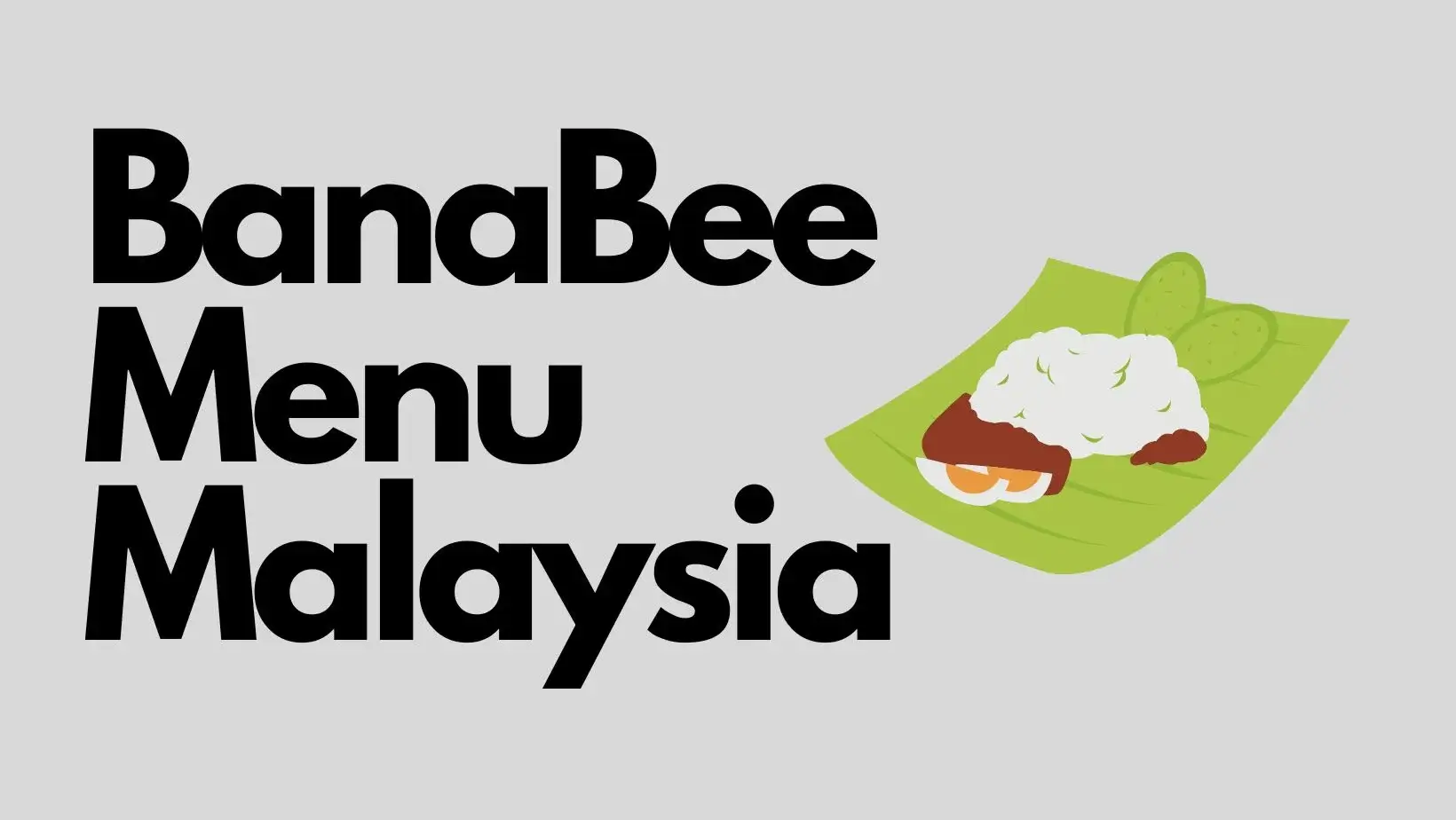 Banafee Village Menu & Price List Malaysia Updated 2026