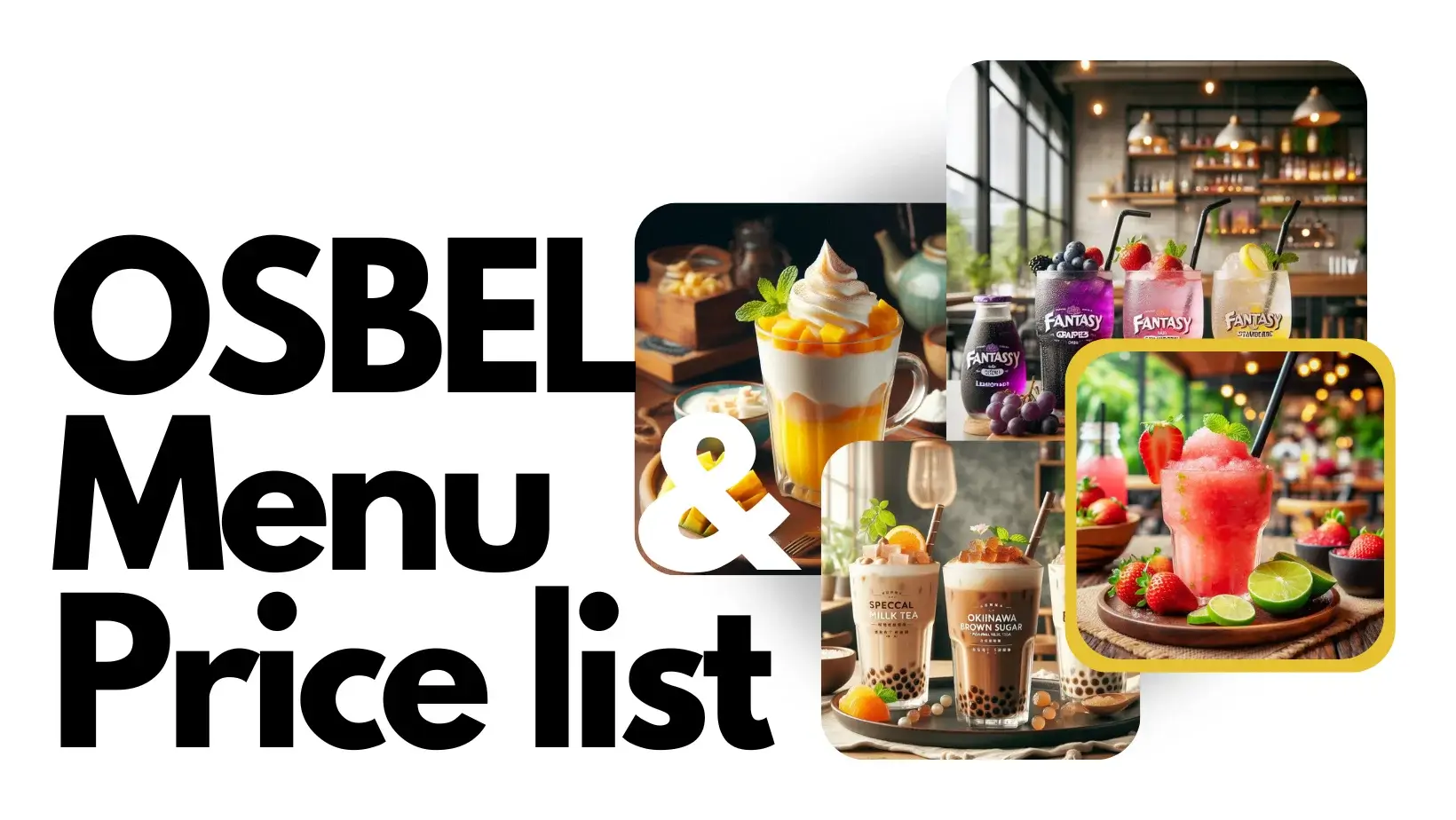 OSBEL Menu & Price list Malaysia Updated 2025