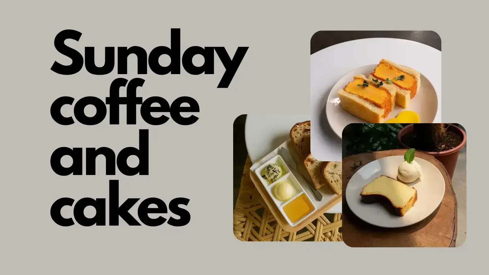 Updated Sunday Coffee & Cakes Menu — See What’s New!